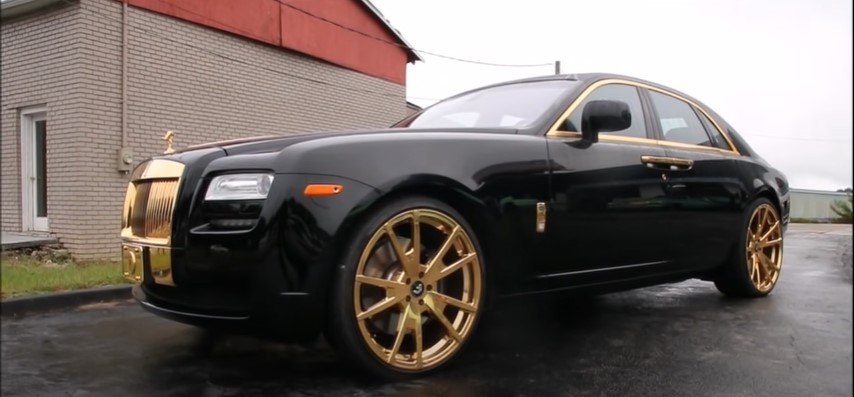 White Cars With Gold Rims Really Great - CARSMECHINERY - Car Parts